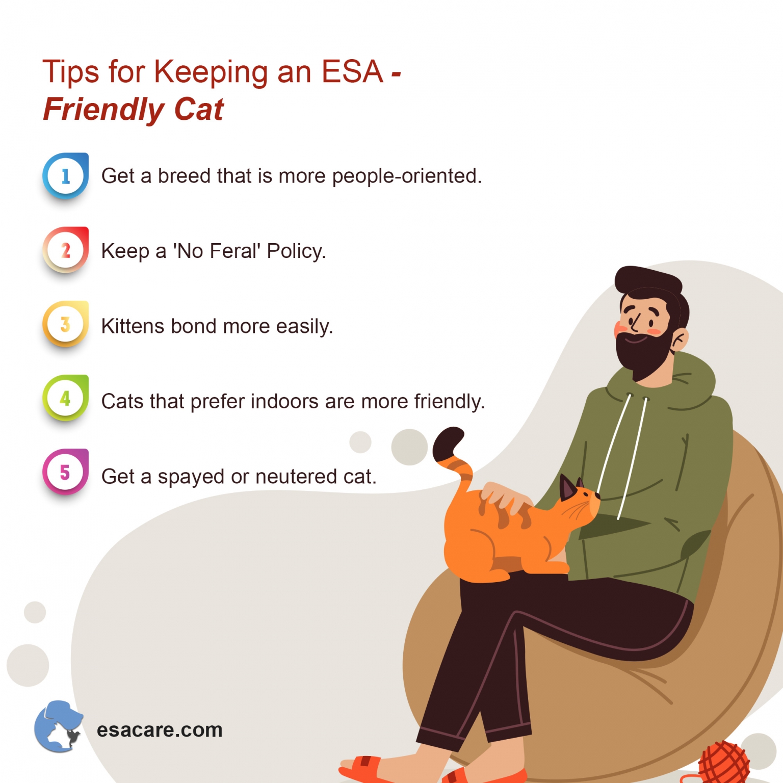 7 Ways Your ESA Cat Can Quickly Boost Your Quality of Life - ESA Care
