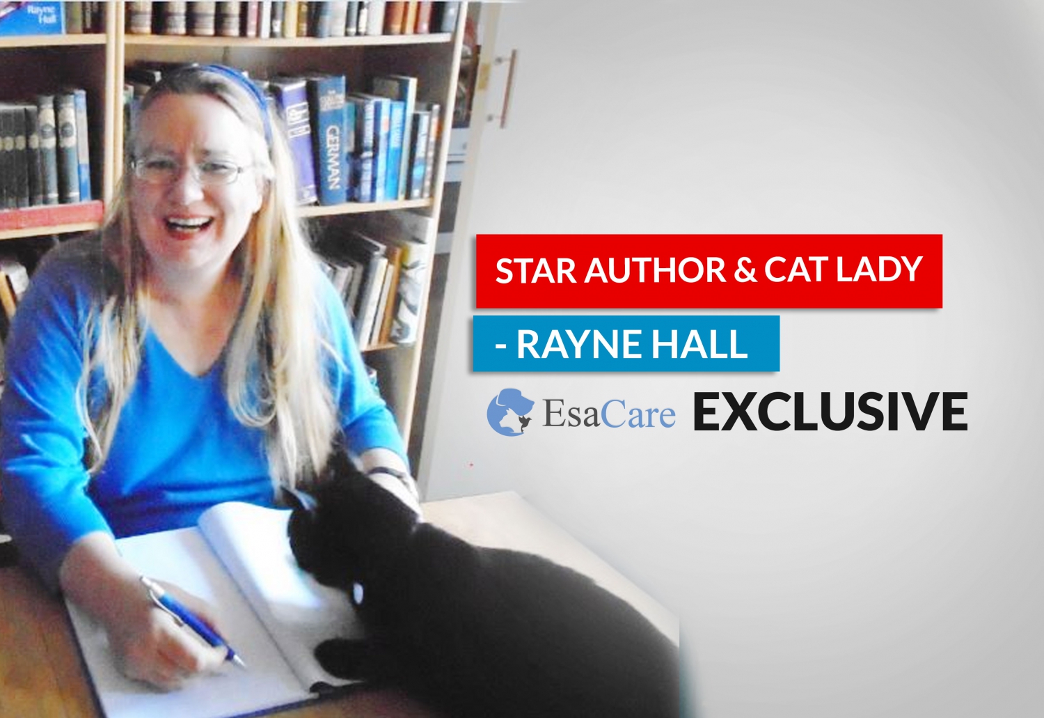 Cats & Mental Health, Author Rayne Hall Shares Her Life Story - ESA Care