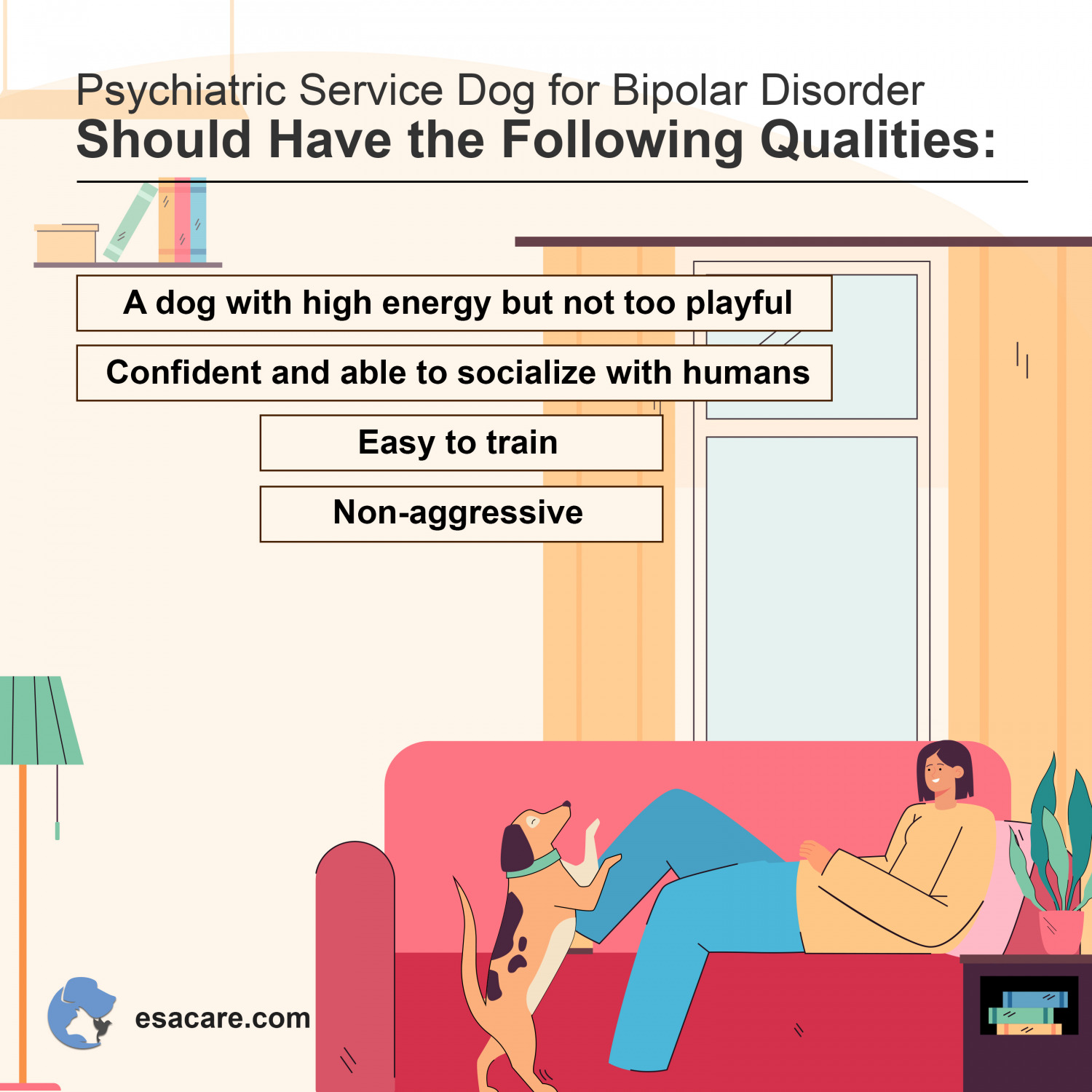 How Psychiatric Service Dog Treats Bipolar Disorder - ESA Care